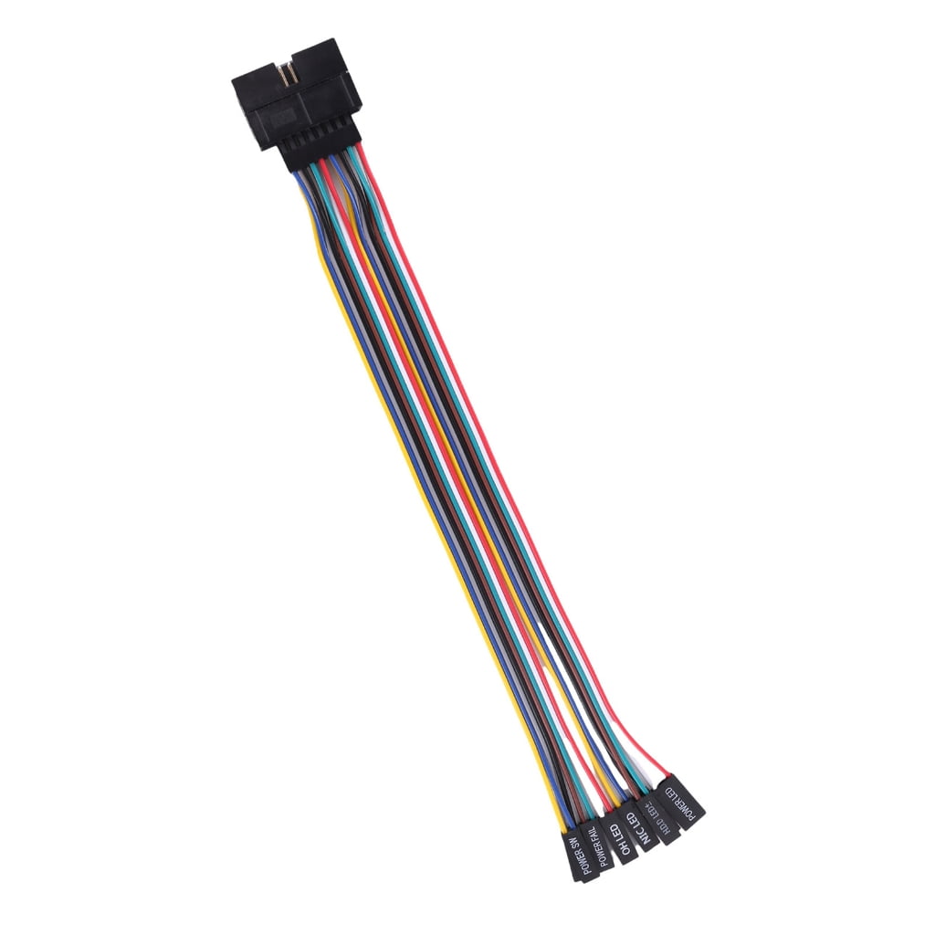 16Pin to 2x 8Pin Mainboard PC Host Power Switching Adapter Cable for ...