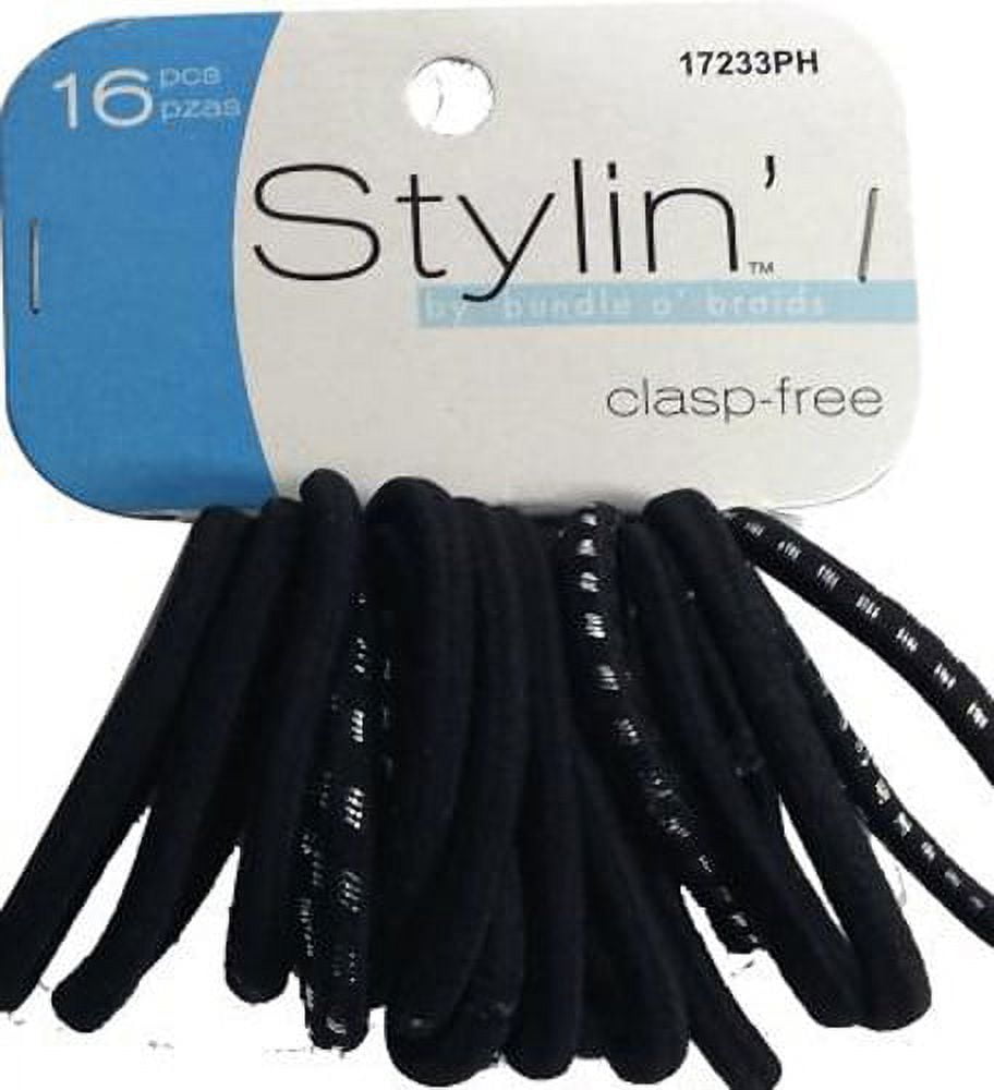 16Pk Ponyholders, PartNo 17233PH [16CT], by Shalom International, Hair ...