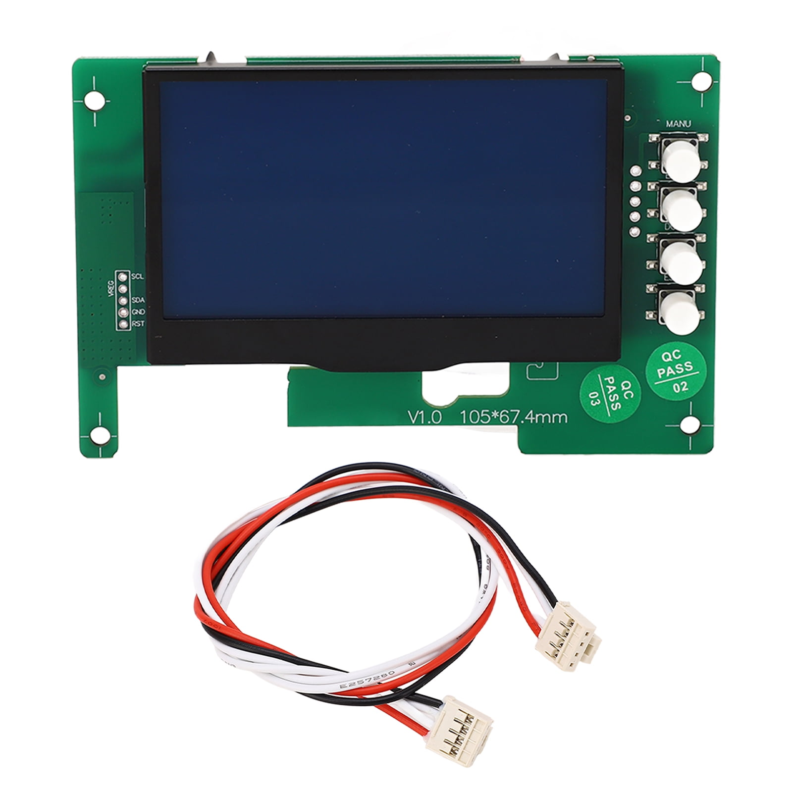 16S BMS Monitor Module for Lithium Batteries, V1.0 48V LED Display ...