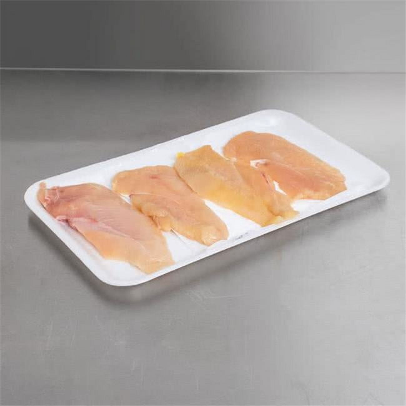 16SW CPC Foam Meat Tray White, Case of 250 - Walmart.com