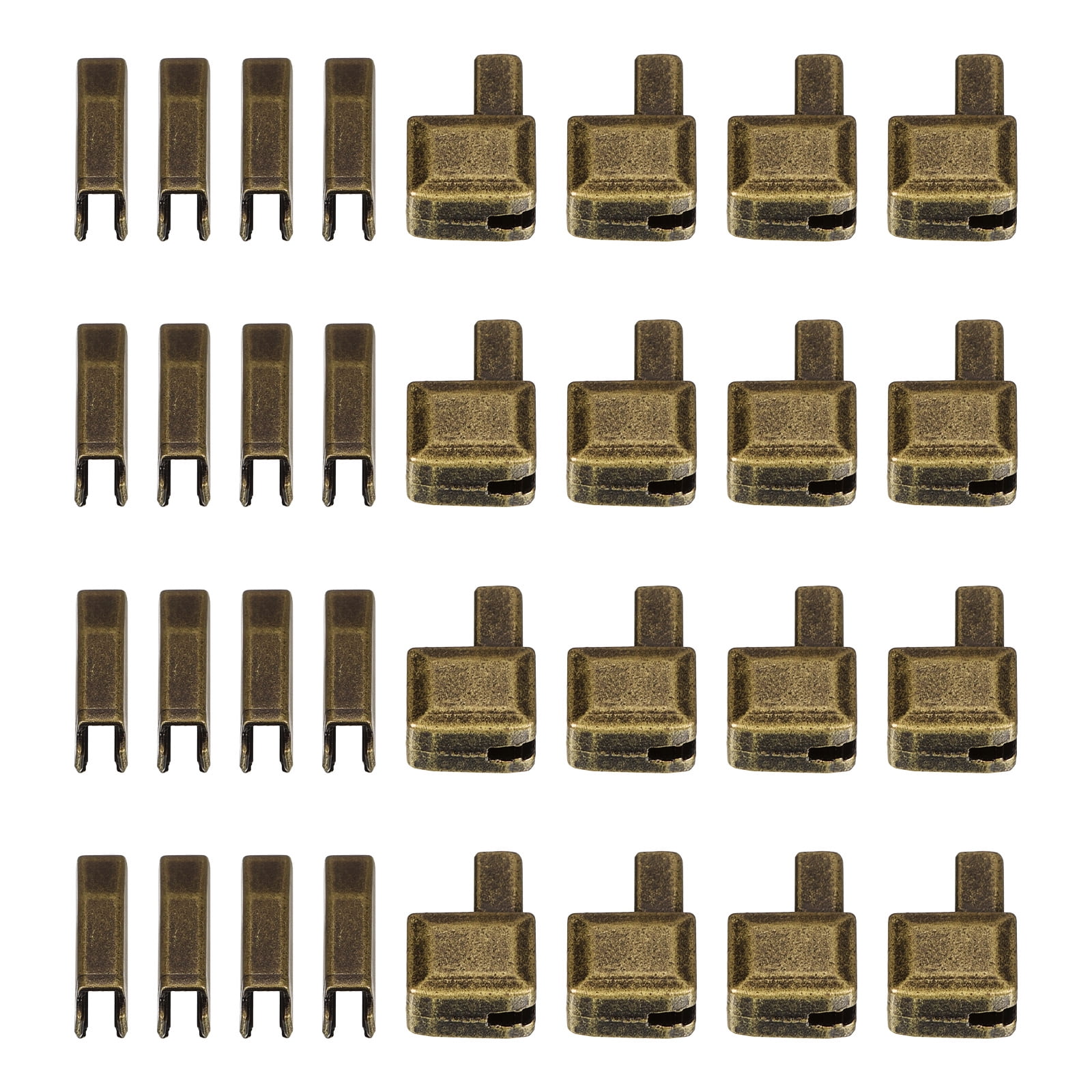 16Sets Zipper Repair Kits, #10 Retainers Box & Insertion Pins, Metal ...