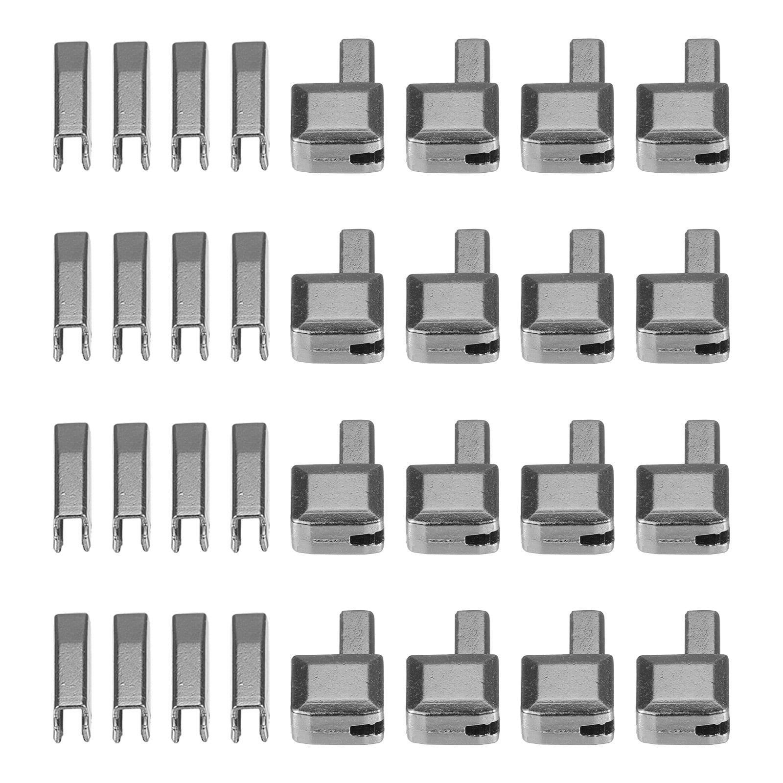 16Sets Zipper Repair Kits, #5 Retainers Box & Insertion Pins, Metal ...