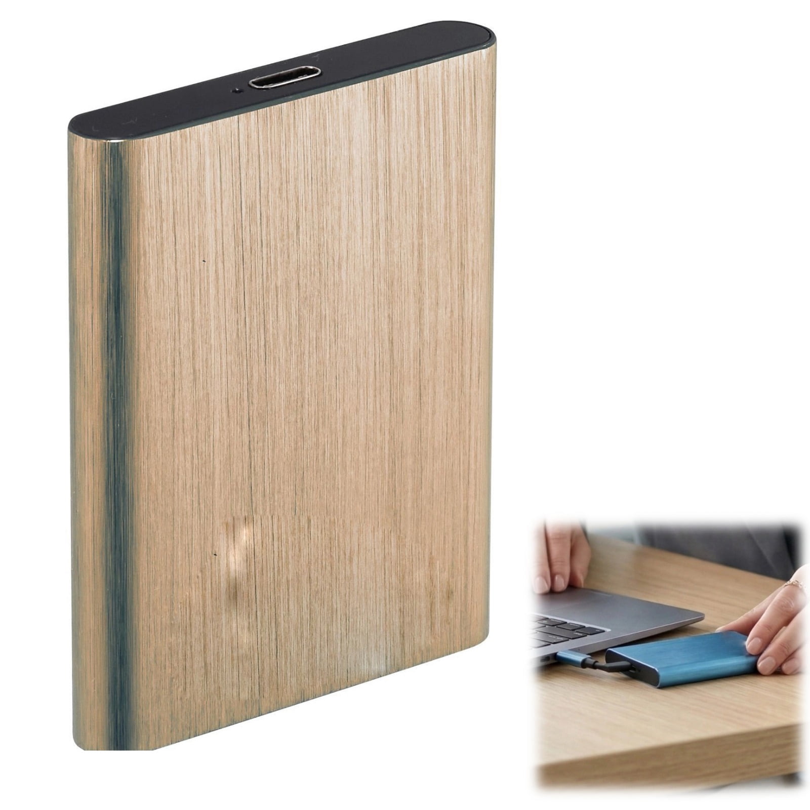 16TB Portable Mobile External Usb Hard Drive, Slim Hard Disk Memory ...