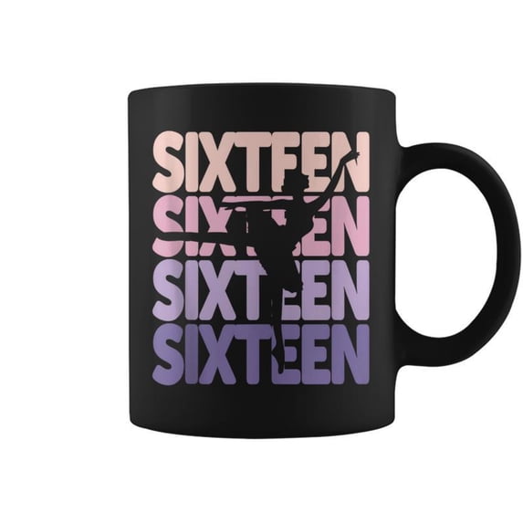 16Th Birthday Ballet Dancer 16 Years Old Ballerina Girl Coffee Mugs ...