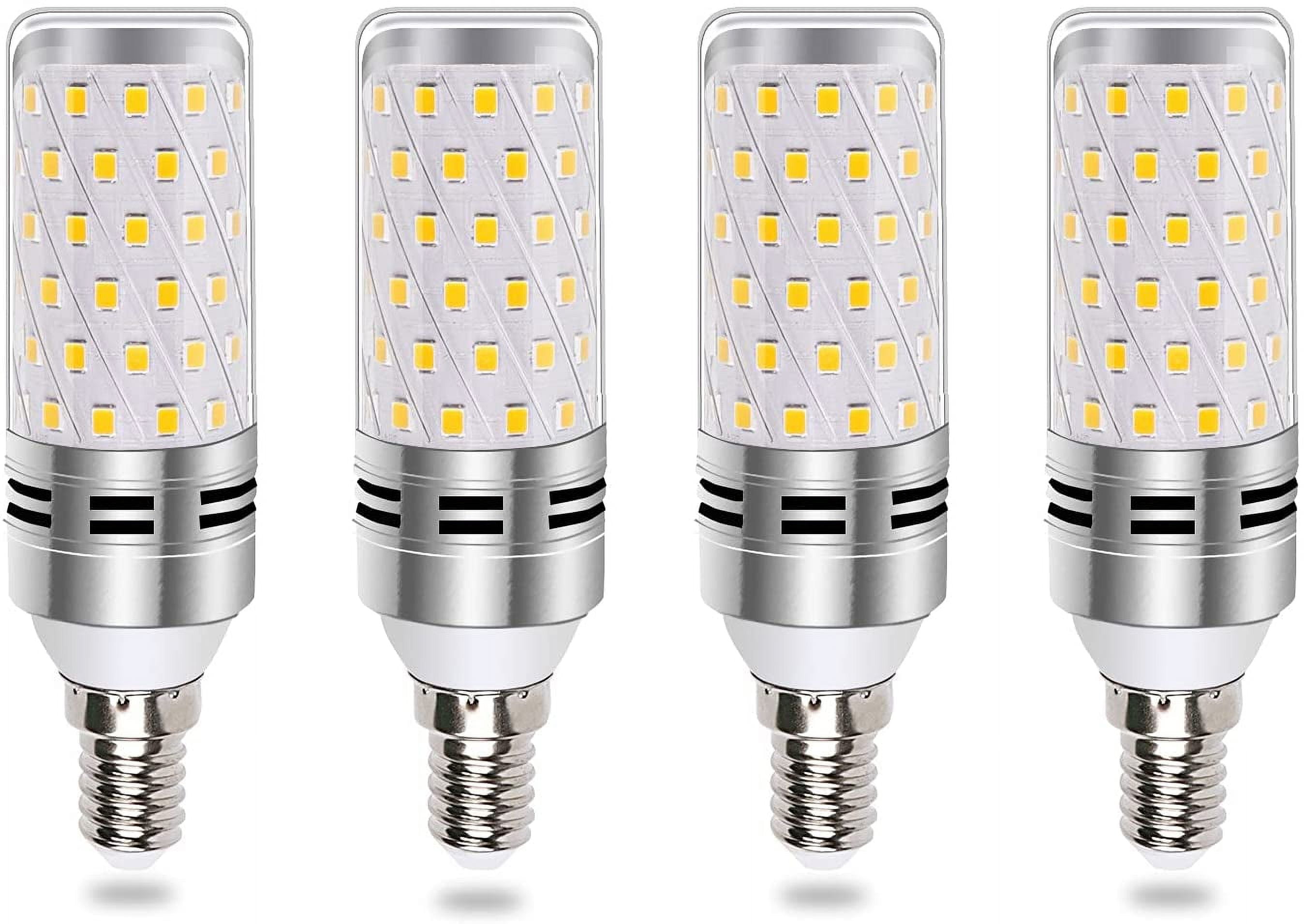 16W E14 LED Light Bulb（4Pack）,E14 Base LED Corn Bulb,100 Watt ...