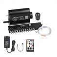 16W RGBW Bluetooth App Remote Control Fiber Optic Light Kit With 3W ...
