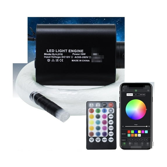 16W RGBW LED Fiber Optic Star Sky Ceiling Kit Light 200pcs/300pcs ...