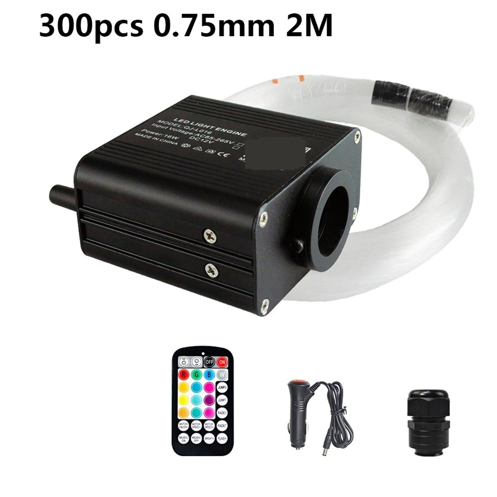 16W Twinkle RGBW Fiber Optic Star Ceiling Lights Kit Smart APP Sound ...