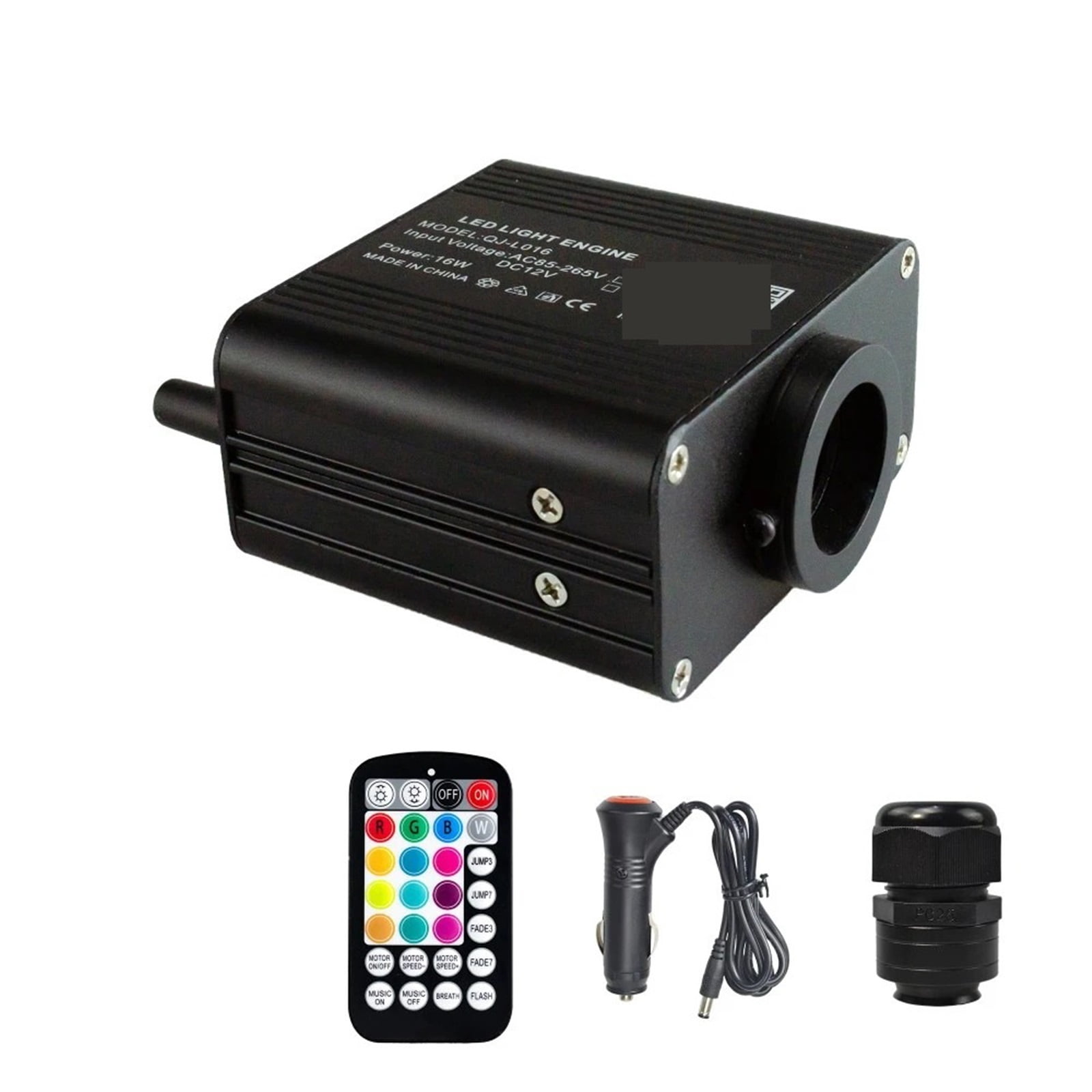 16W Twinkle RGBW Fiber Optic Star Ceiling Lights Kit Smart APP Sound ...