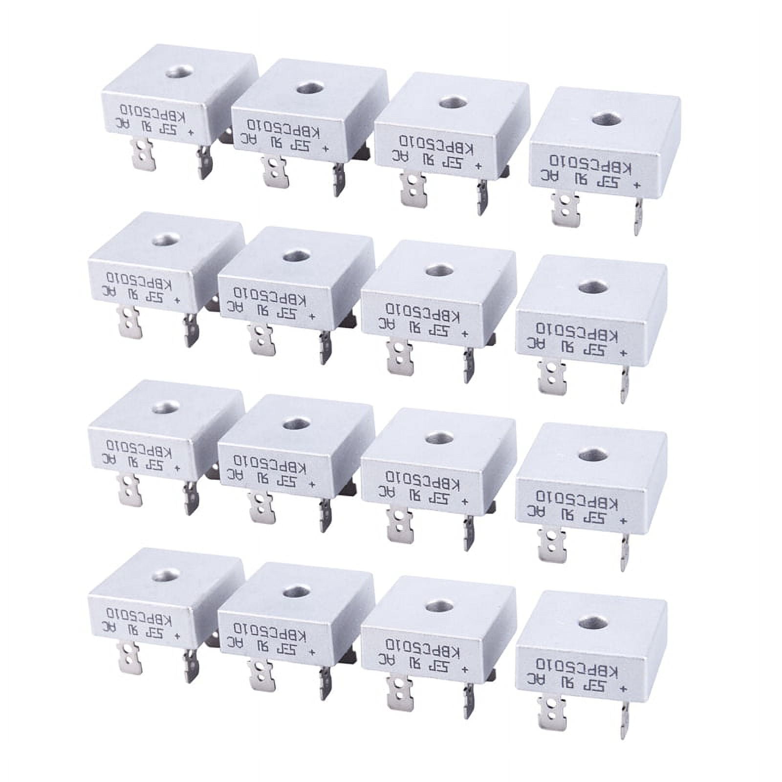 16X 50A 1000V Metal Case Single Phases Diode Bridge Rectifier KBPC5010 ...