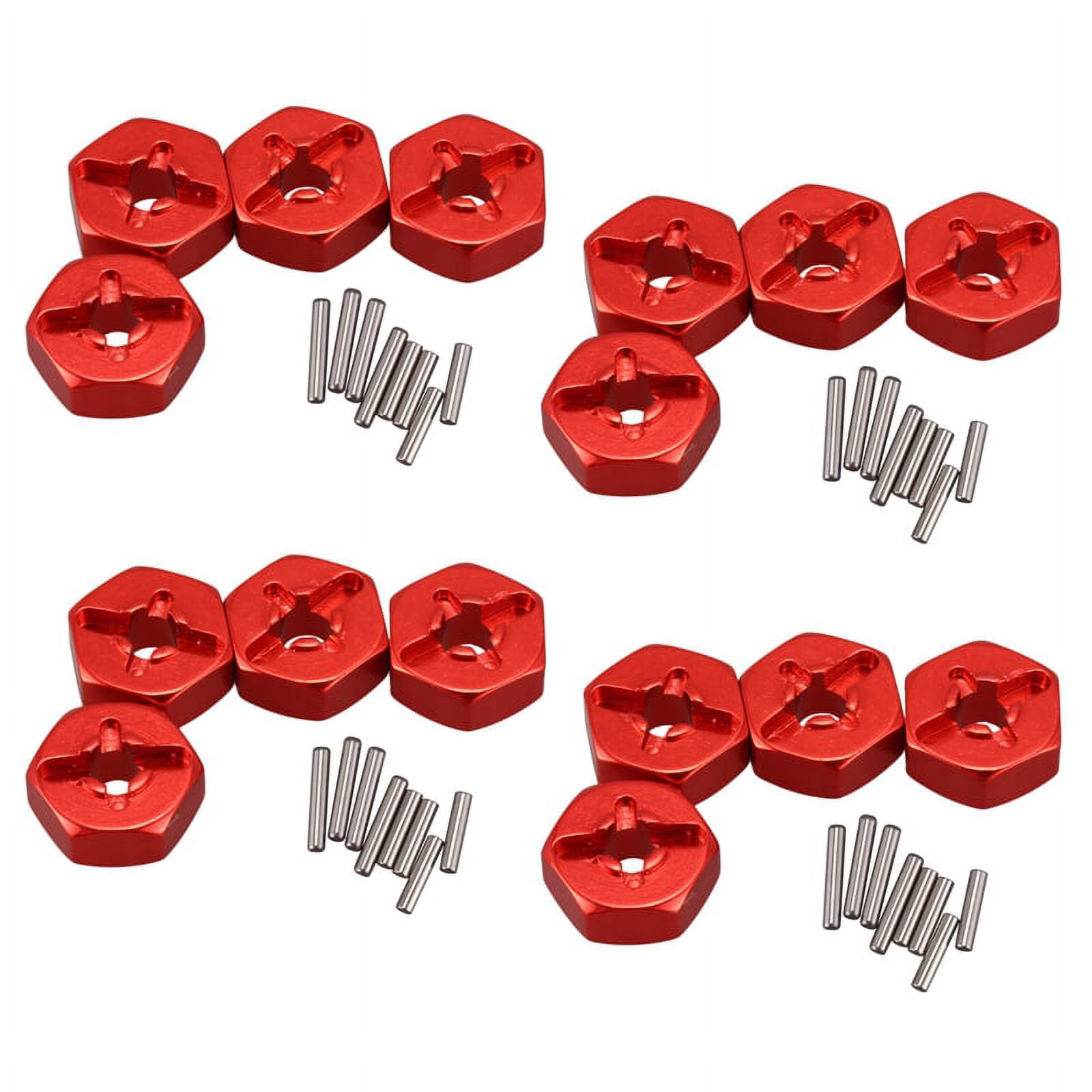 16X Aluminum 12mm Combiner Wheel Hub Hex Adapter Upgrades for 144001 1/ ...