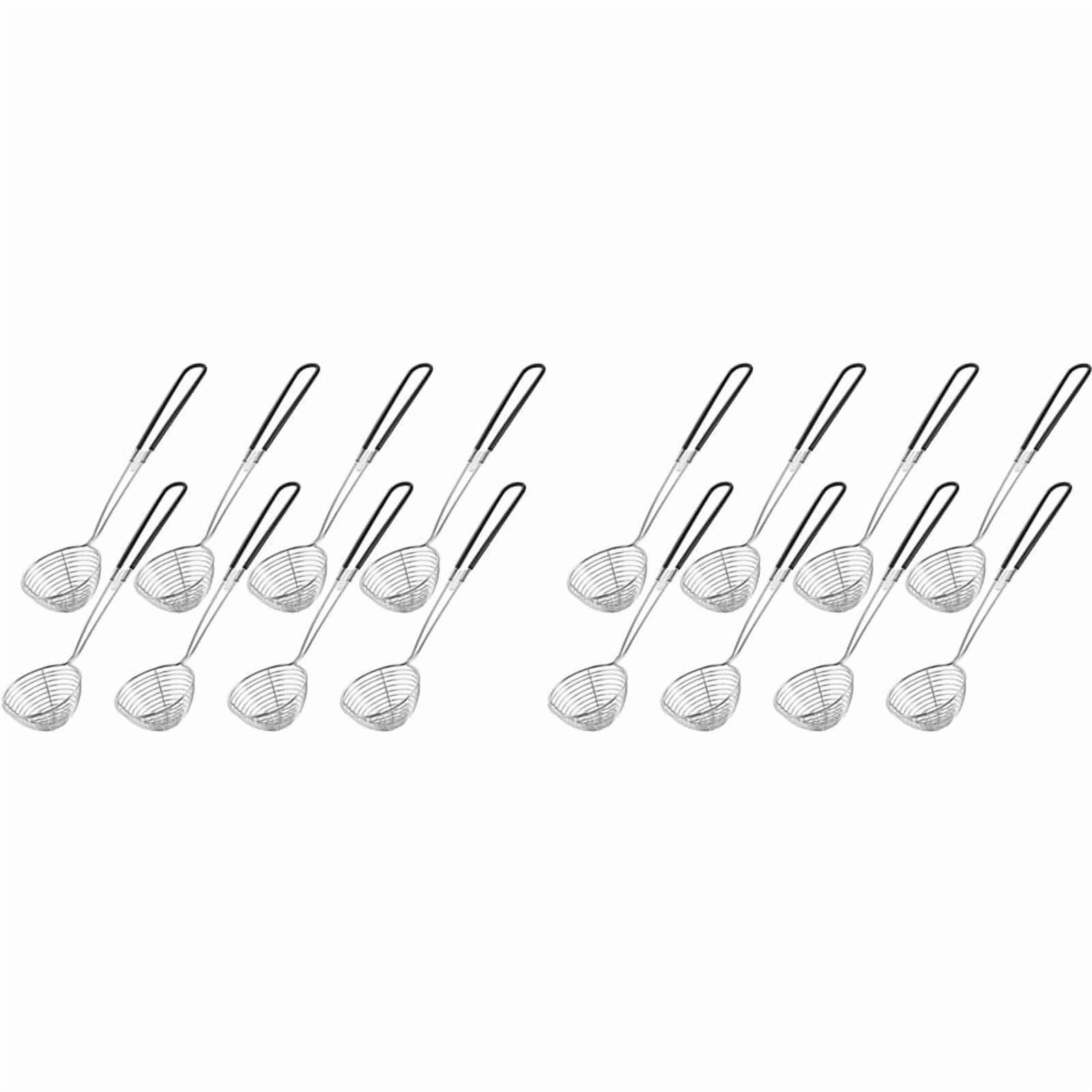 16X Hot Pot Strainer Scoops, Stainless Steel Hot Pot Strainer Spoons ...