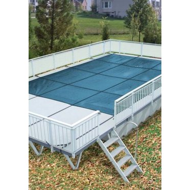 Yard Guard Deck Lock Mesh 18'x36' Inground Swimming Pool Safety Cover ...