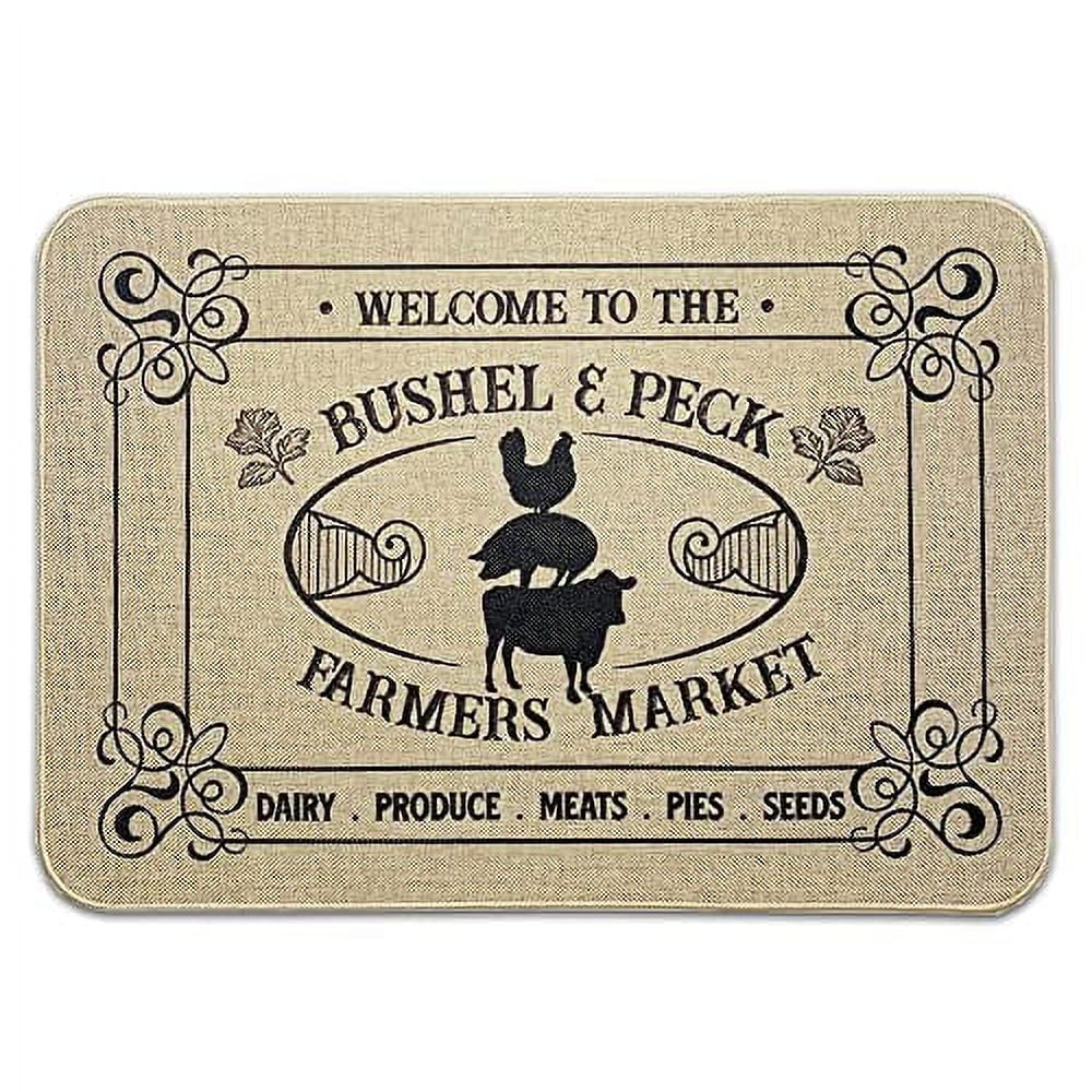 16X24 InchDoor Mats Rustic Rubber Back Rugs Decorative Home Mats for ...