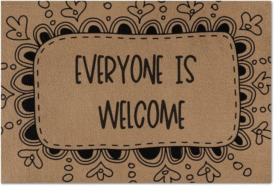 16X24 InchEveryone is Welcome Kindergarten Classroom Positivity Doormat ...