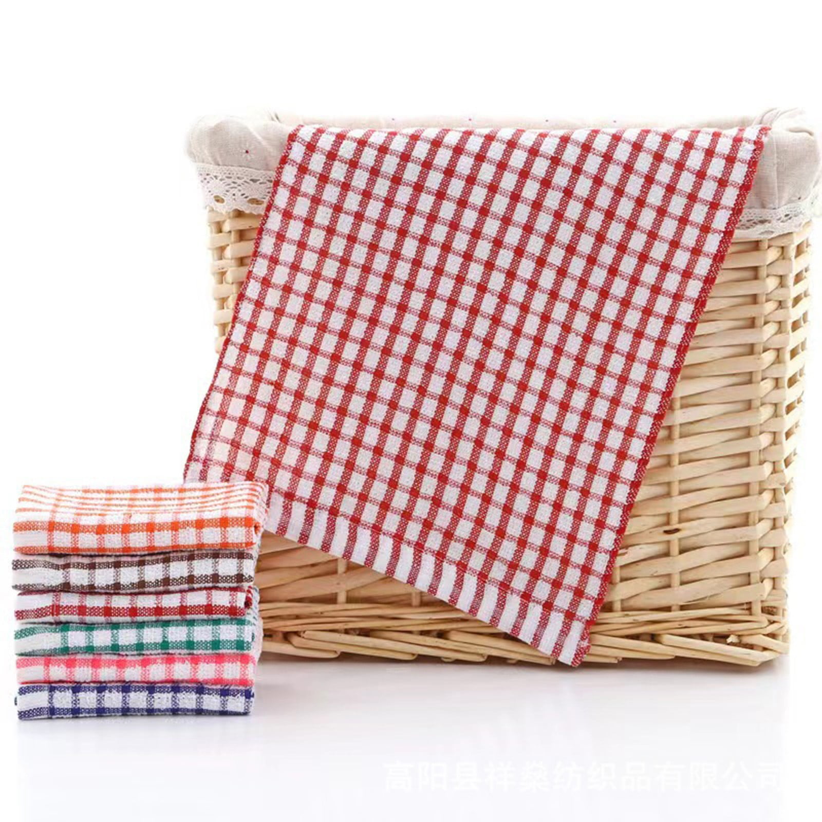 16X25" Cotton Dish Cloths - Super Absorbent Kitchen Towels for Drying ...