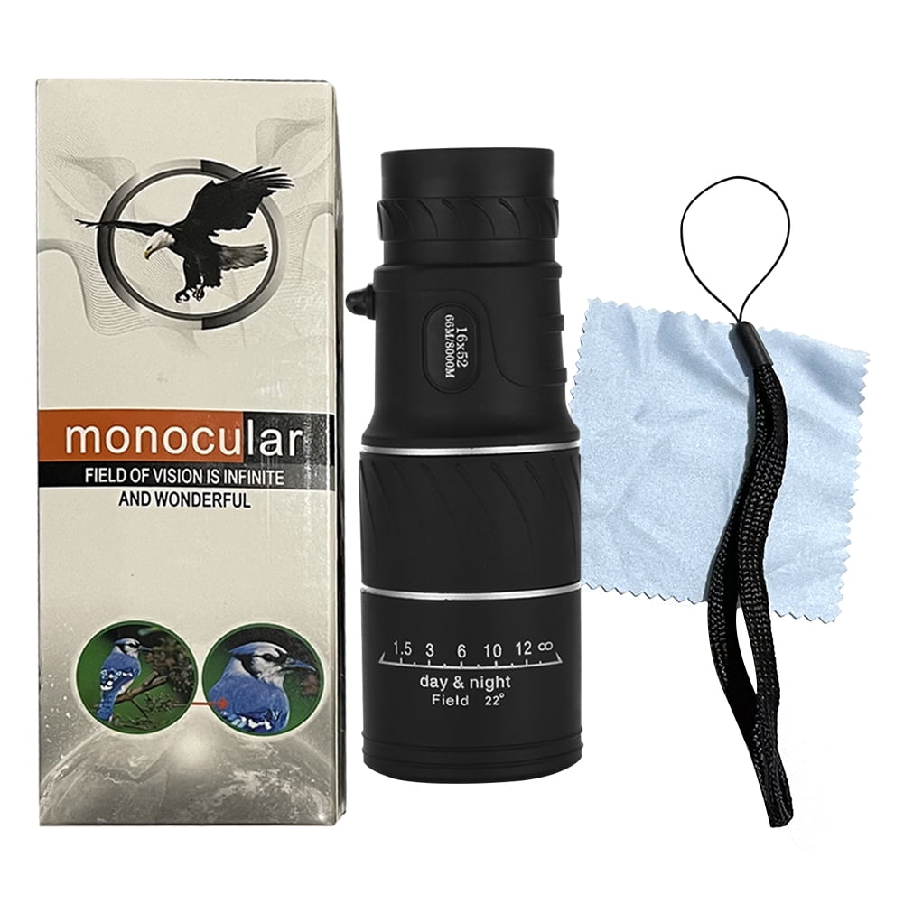 16X52 Binocular High Definition Pocket Monocular Scope (Binocular+Case ...