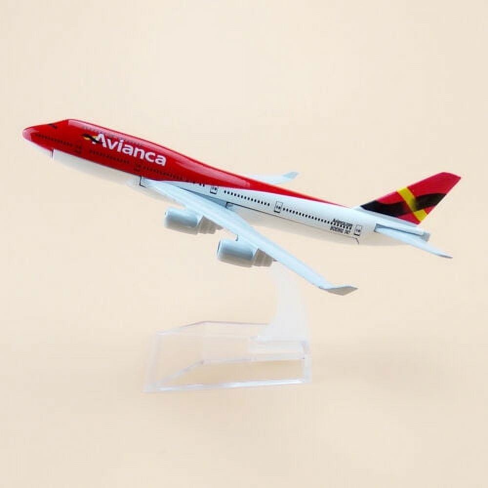 16cm Air AVIANCA Boeing B747-400 Airlines Airplane Model Plane Diecast ...
