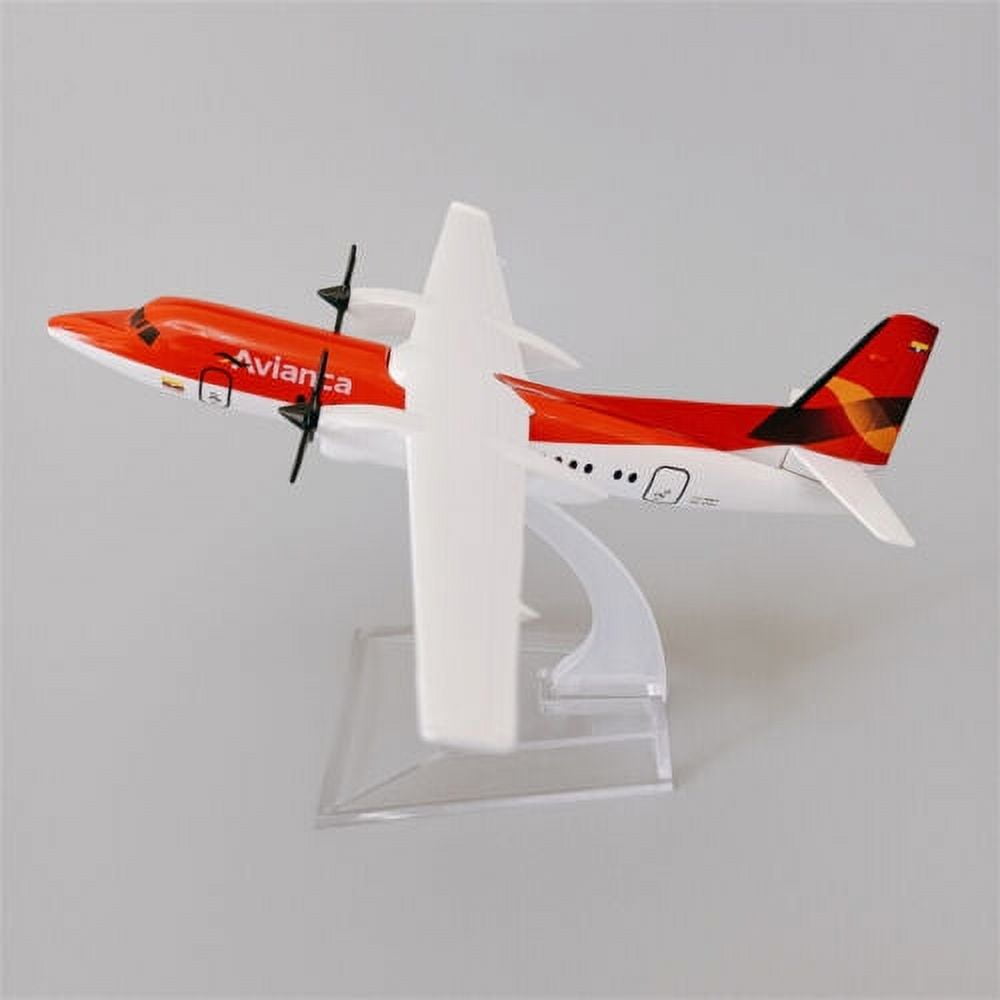 16cm Air AVIANCA Fokker F50 Airlines Airplane Model Plane Diecast ...