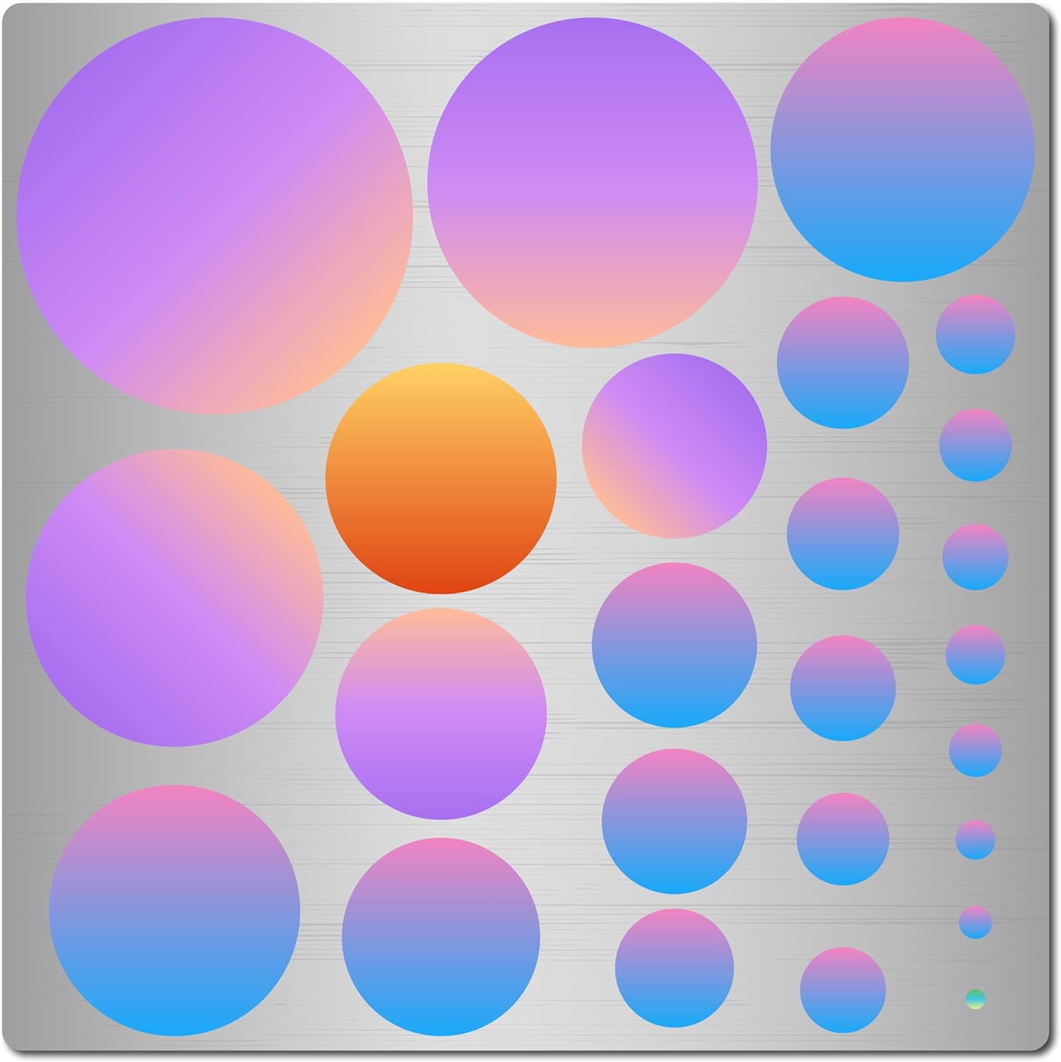 16cm Metric Circle Template Metal Circle Ruler Reusable Stainless Steel ...