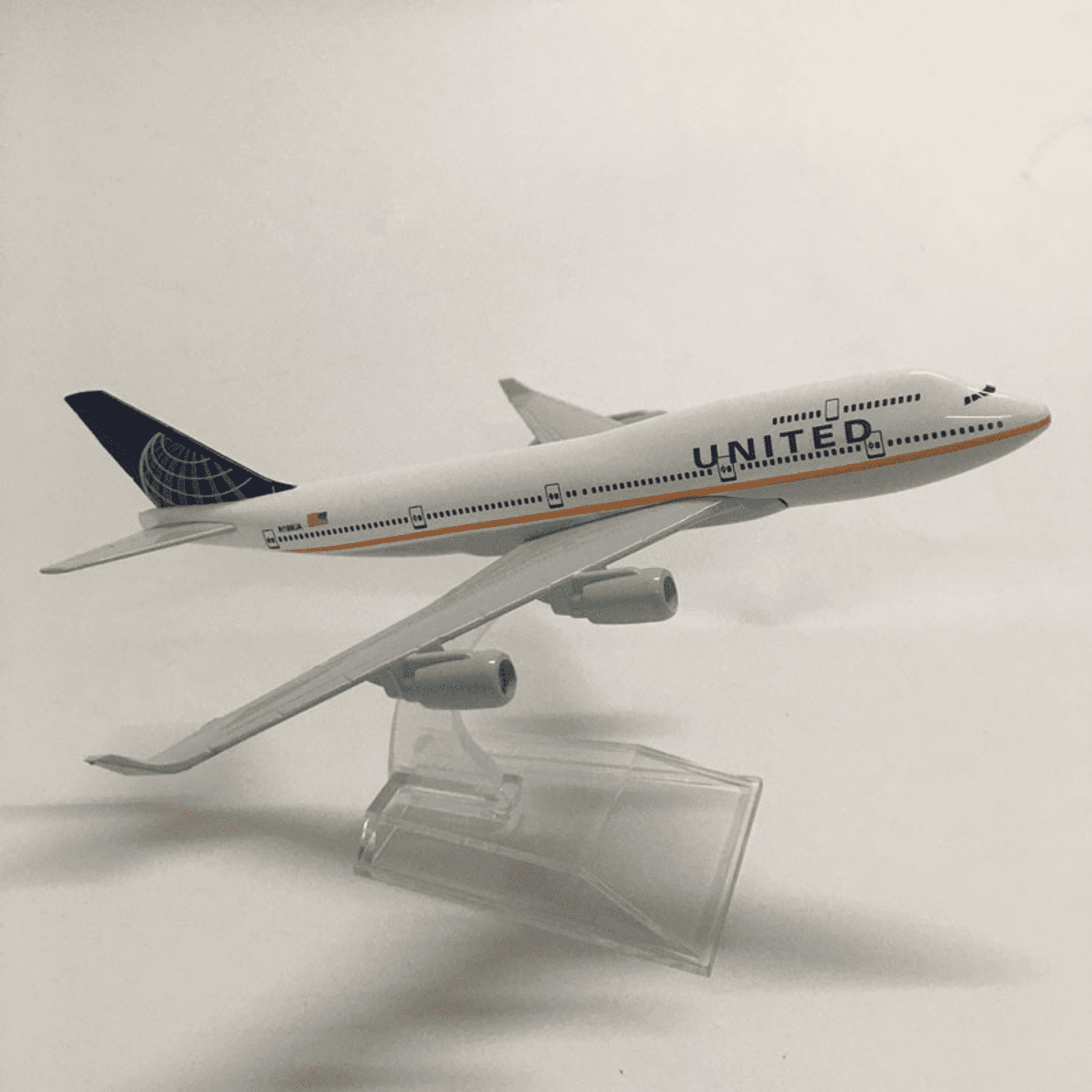16cm United Airlines B747 Airplane Model Simulation Aircraft Model ...