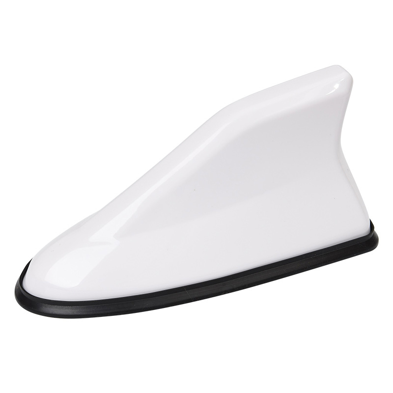 16cm Universal Carbon Fiber Look Car Roof Top Mount Shark Fin Aerial ...