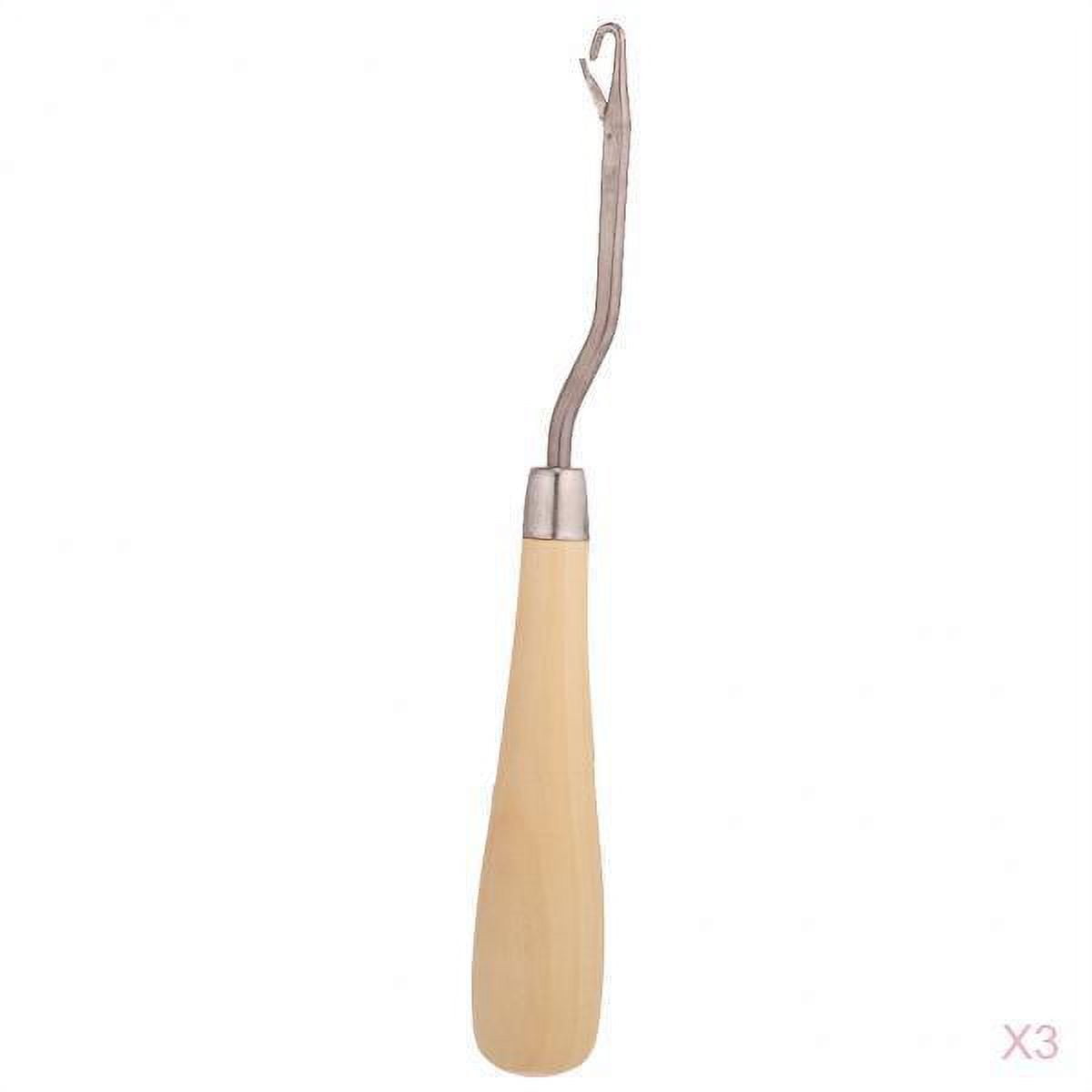 16cm Wooden Latch Hook Tool for Rug Making and Art Crafts,3 Pack ...