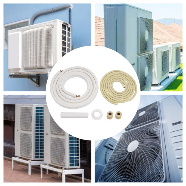 16ft Air Conditioner Copper Pipe Extension Insulated Line Set for Mini ...
