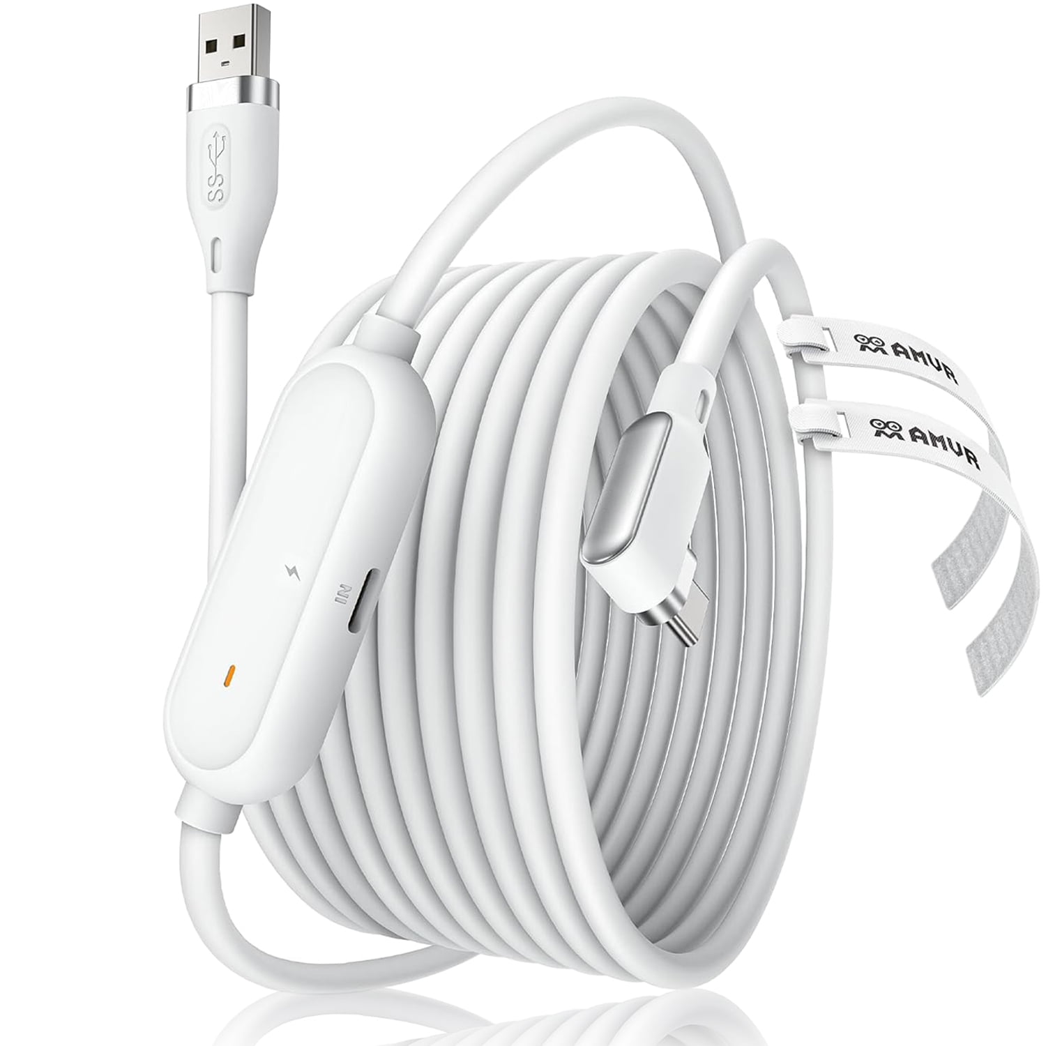 16ft Premium VR Link Cable with Charging, USB 3.0 Compatible with Meta ...