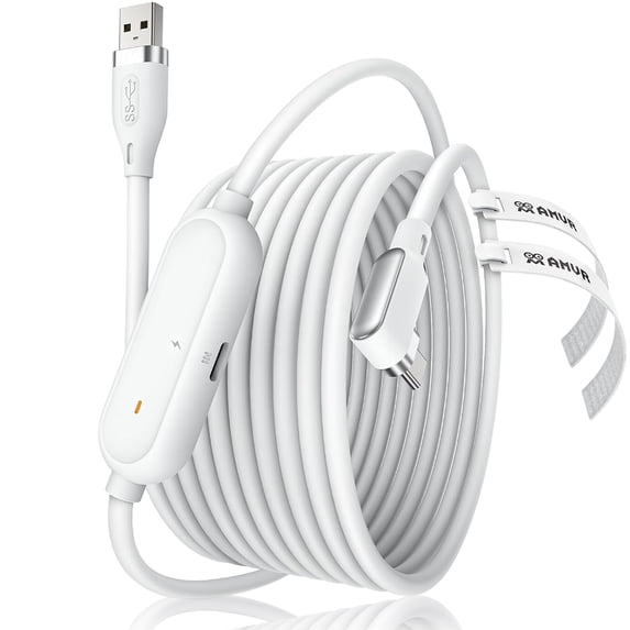 16ft Premium VR Link Cable with Charging, USB 3.0 Compatible with Meta ...