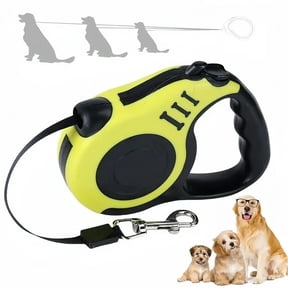 PERCEN 16ft Retractable Dog Leash, Anti-slip Handle, Tangle-free ...