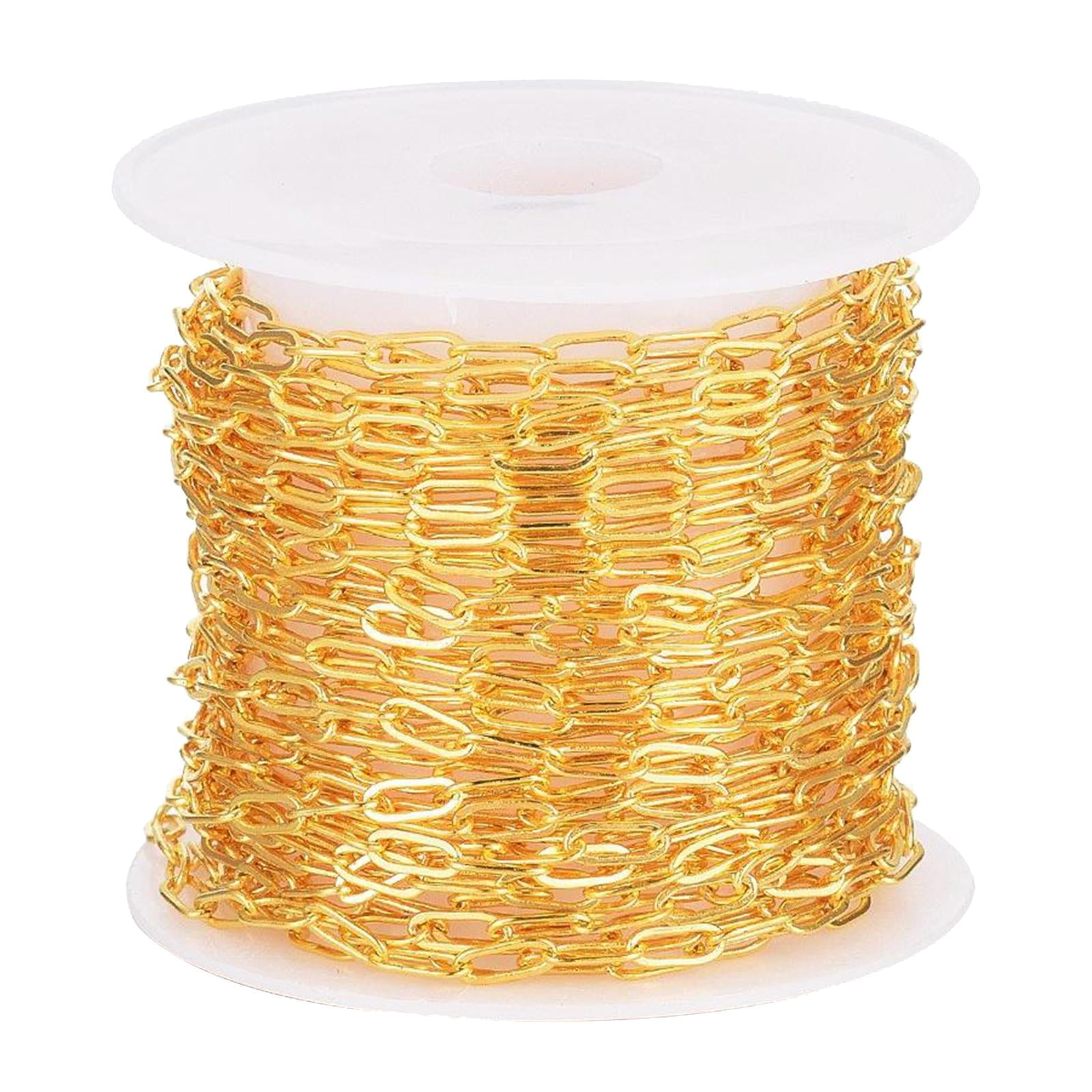 Gold plated chain roll store