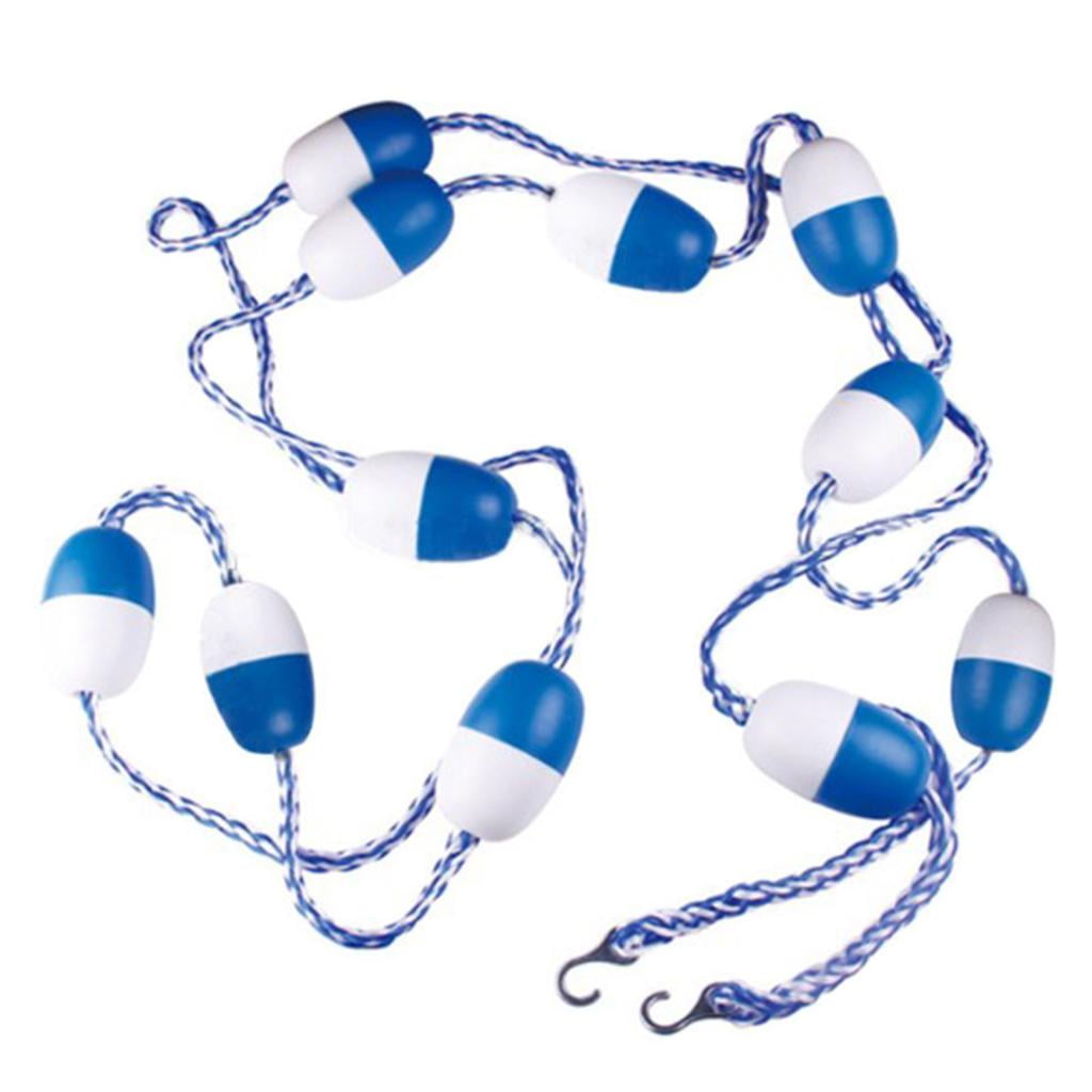 16ft swimning pool Divider Rope&Float Line With 2 Pre- Hook - Walmart.com