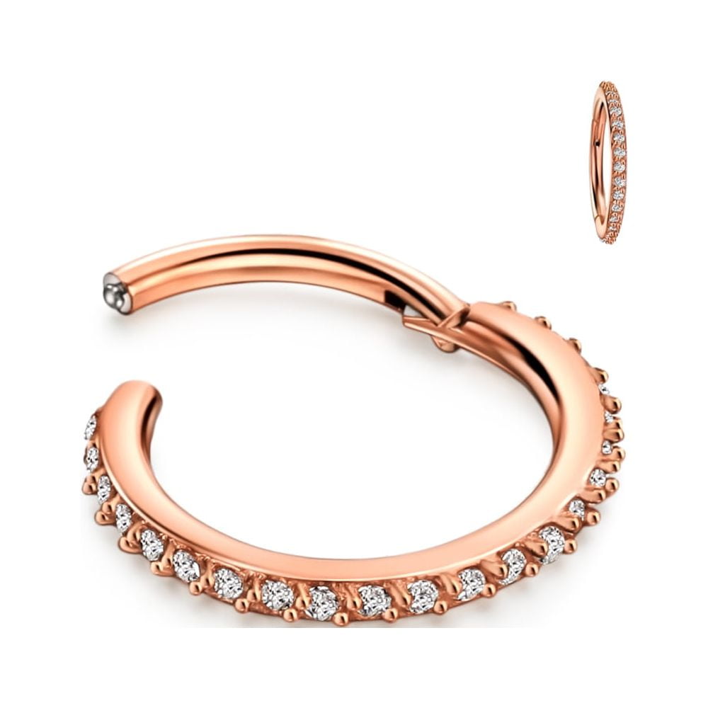 16g Cartilage Earring Hoop Small Rose Gold Hoop Earrings for Women 16 ...