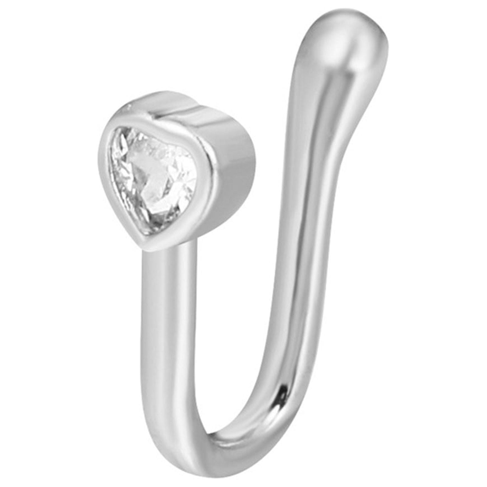 16g Hinged Hoop Perforation Nose Ring Series Piercing Jewelry Clip Nail Nose Punk Ring Nose ...