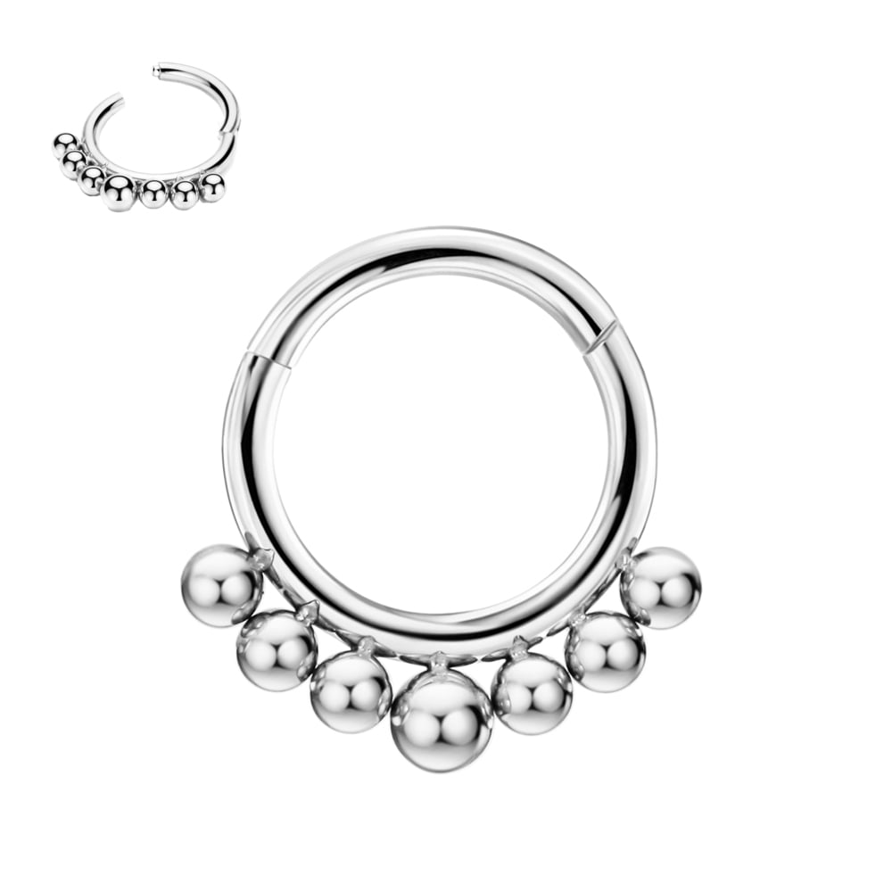 16g Septum Jewelry 16 gauge Septum Rings for Women Silver Surgical ...