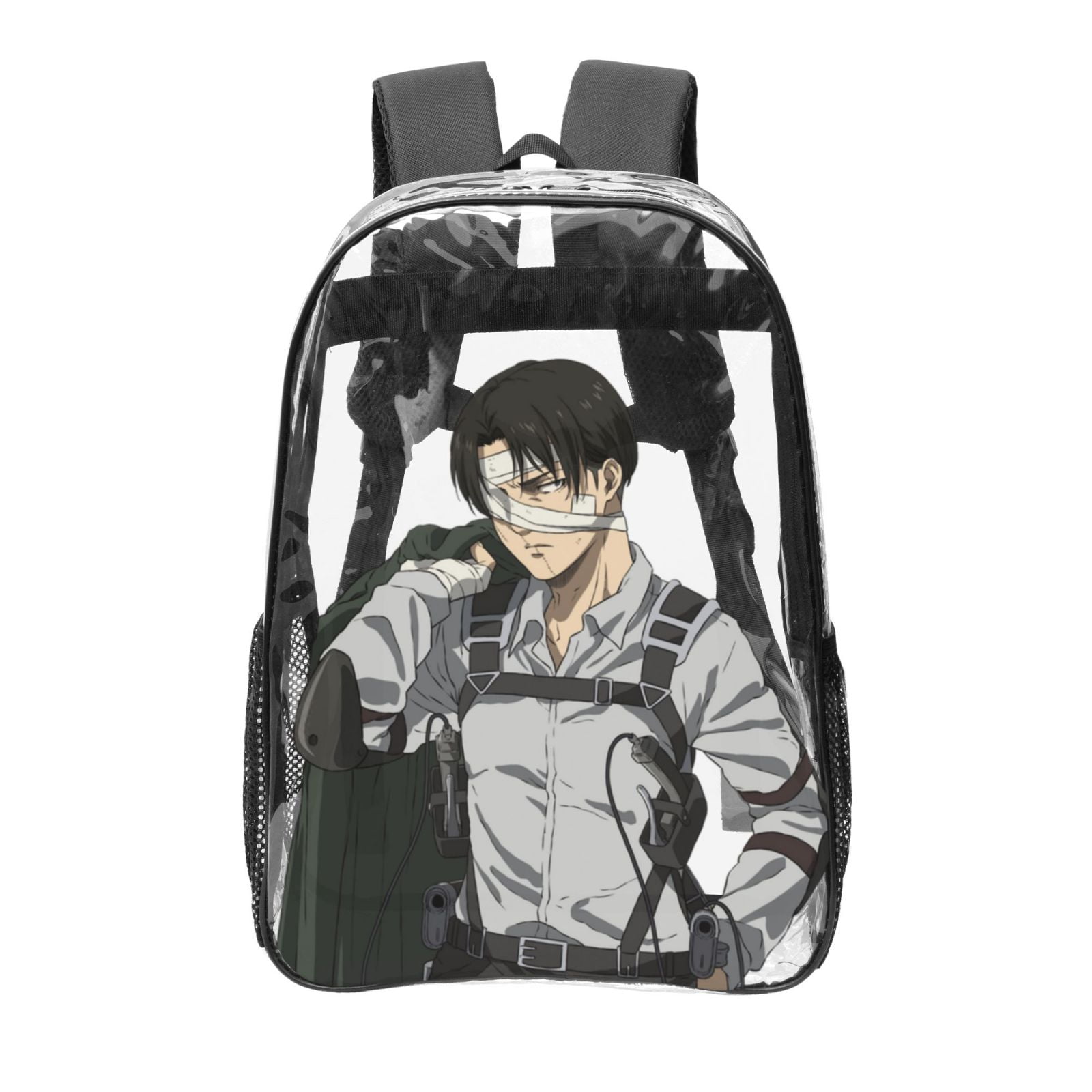 16in Attack On Titan Clear Backpack Pvc Cartoon Transparent Backpacks ...