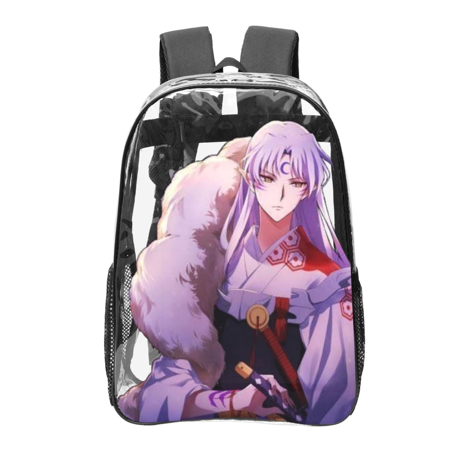 16in Inuyasha The Final Act Clear Backpack Pvc Cartoon Transparent ...