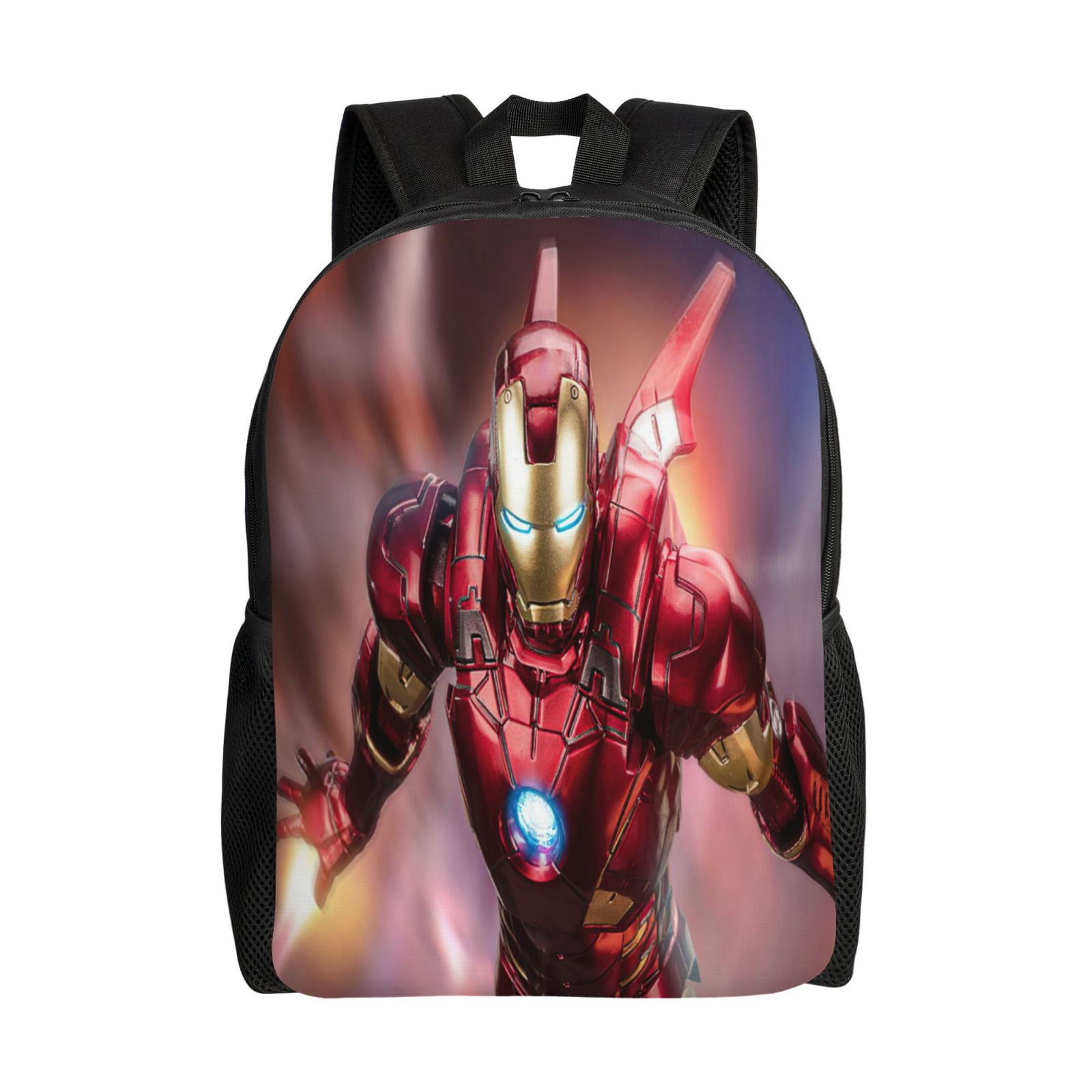 16in Iron Man Backpacks Cartoon Laptop Bags Lightweight Durable ...