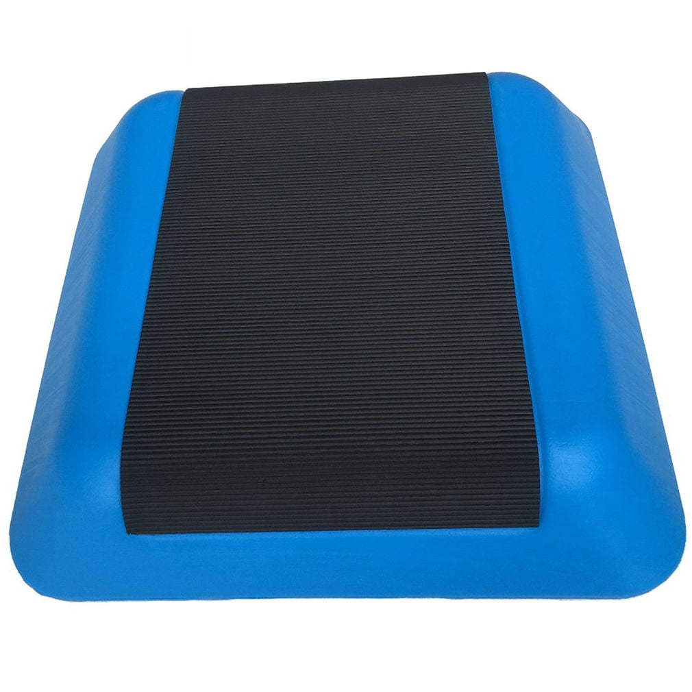 16in Square Aerobic Step Platform with 4 Risers Adjustable Exercise ...