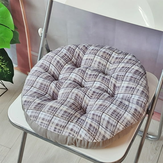 16in Thickened Round Chair Cushion, Comfortable Floor Tatami Mat for ...
