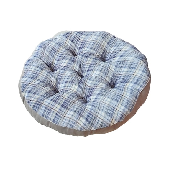16in Thickened Round Floor Cushion Chair Bench Tatami Mat Polyester ...