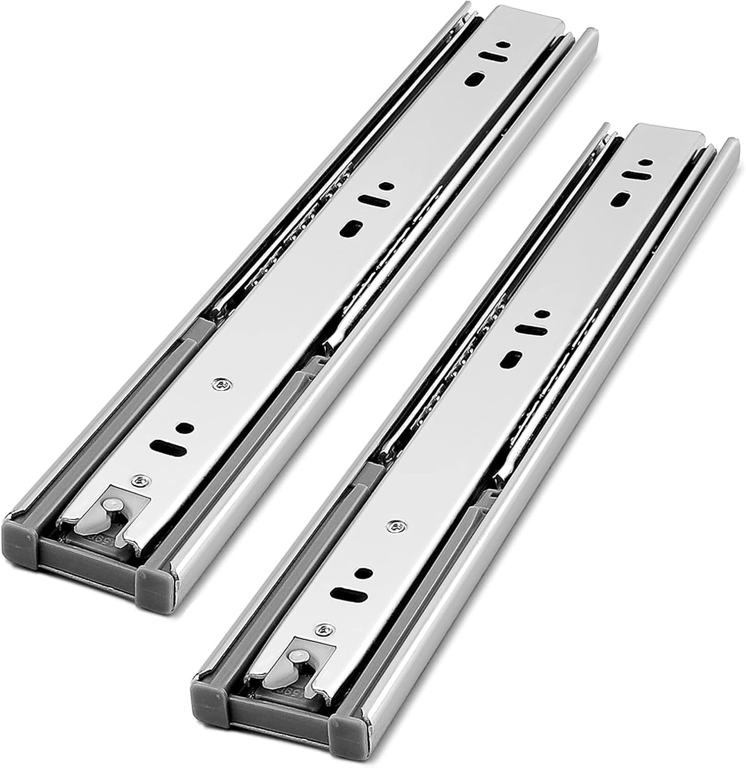 16inch Drawer Slides 10 Pair Side Mount Full Extension Cabinet Hardware ...