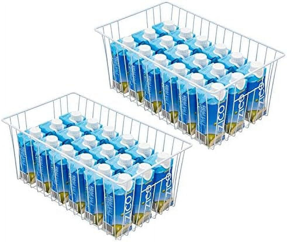 16inch Upright Freezer Organizer Baskets for 13-14,16-21 cu.ft Standup ...