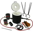 35lbs Propane Melting Furnace with Double Forge Burners, Crucibles and ...