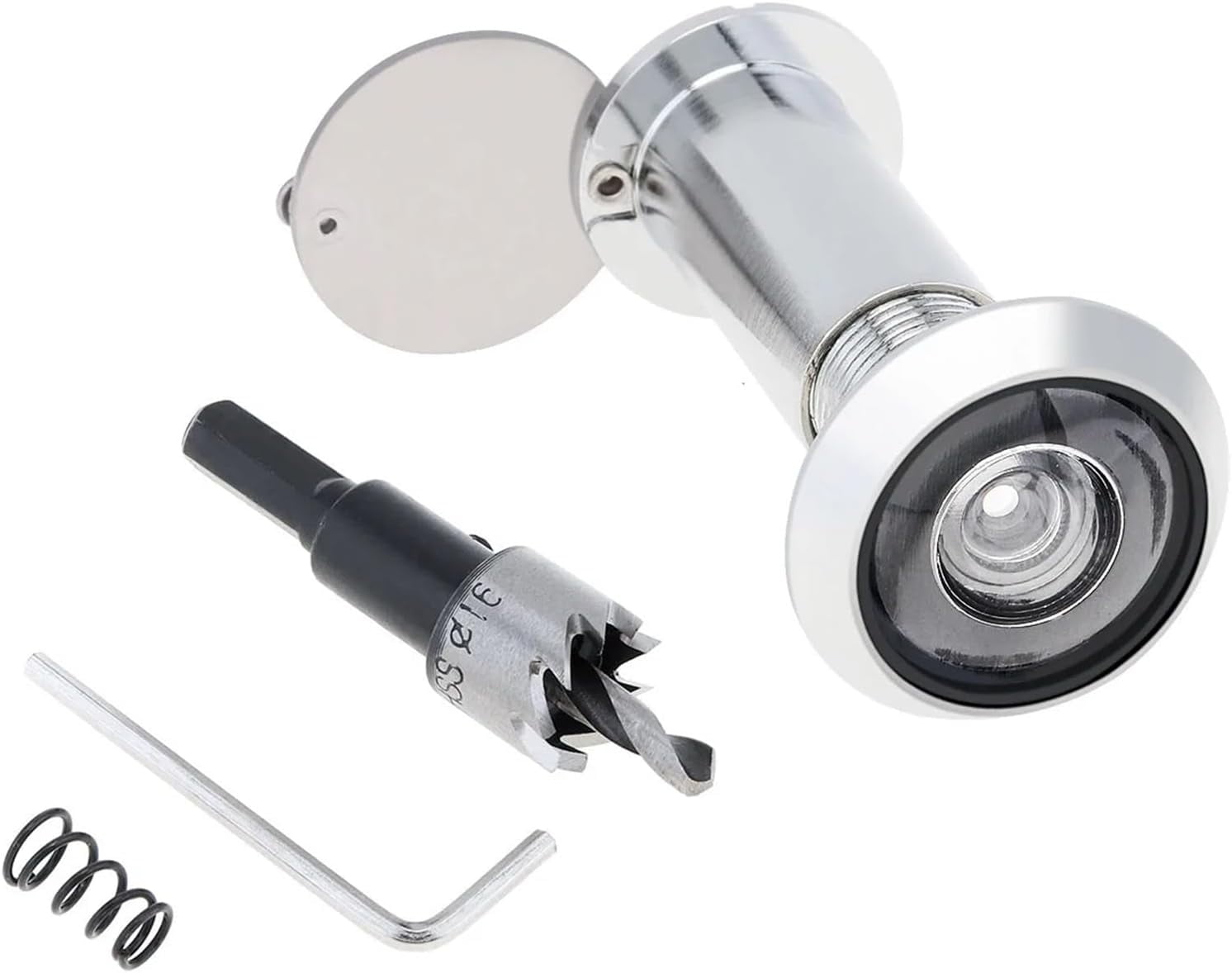 16mm 200 Degree Door Viewer HD Glass Lens Wide Angle Security Door ...