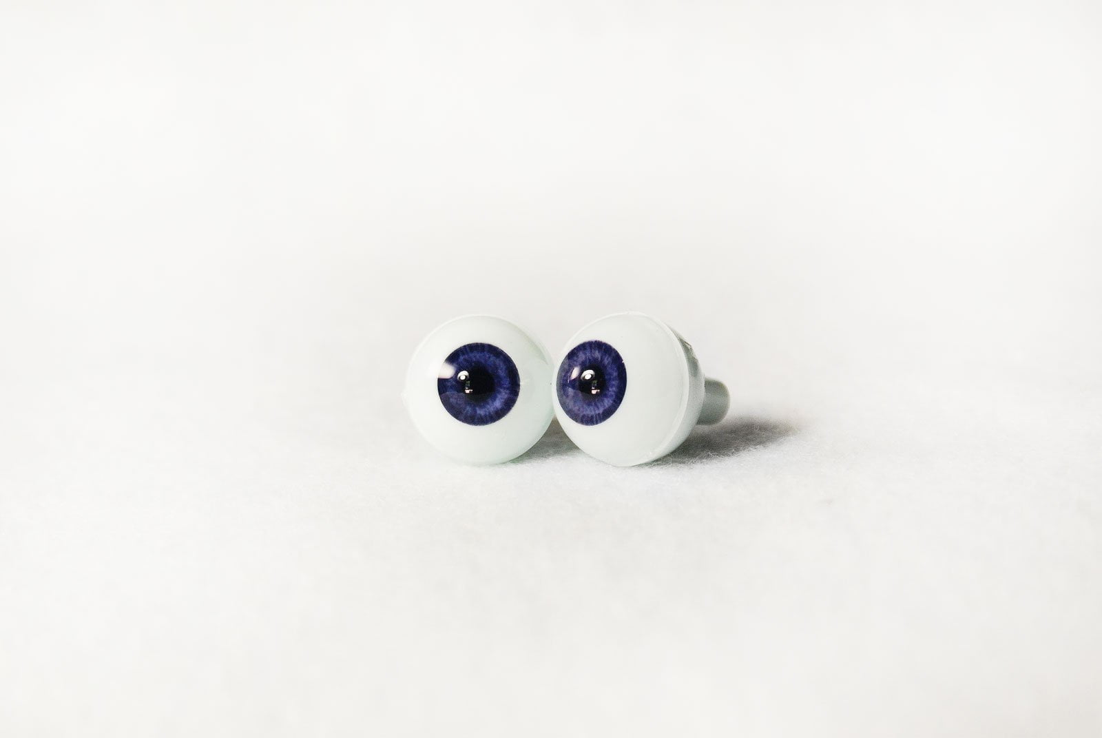 16mm Blue 2pcs Glastic Realistic Premium Doll Eyes Eyeball Made in ...