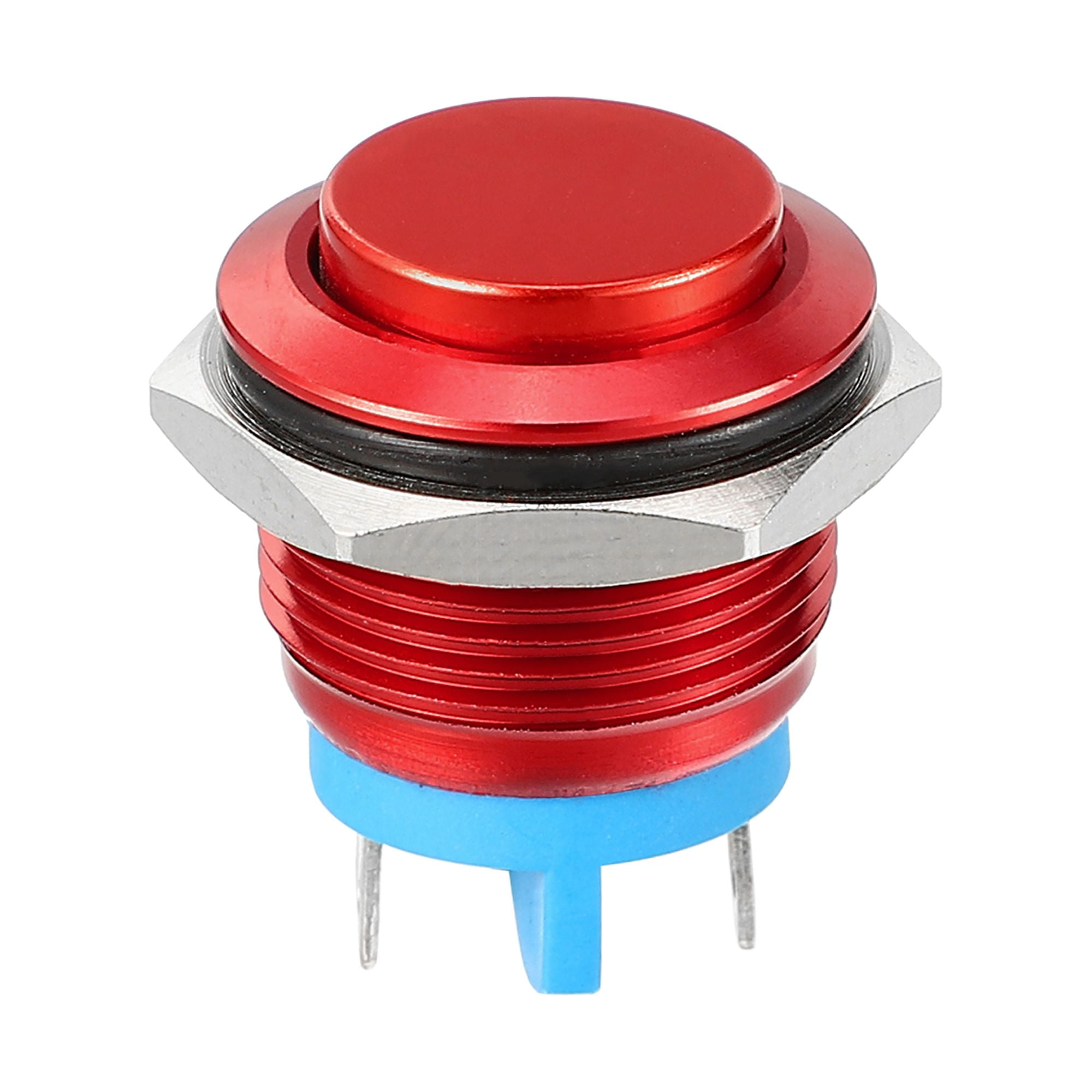 16mm Car Waterproof Push Button Switch Metal Round Start Button SPST ...