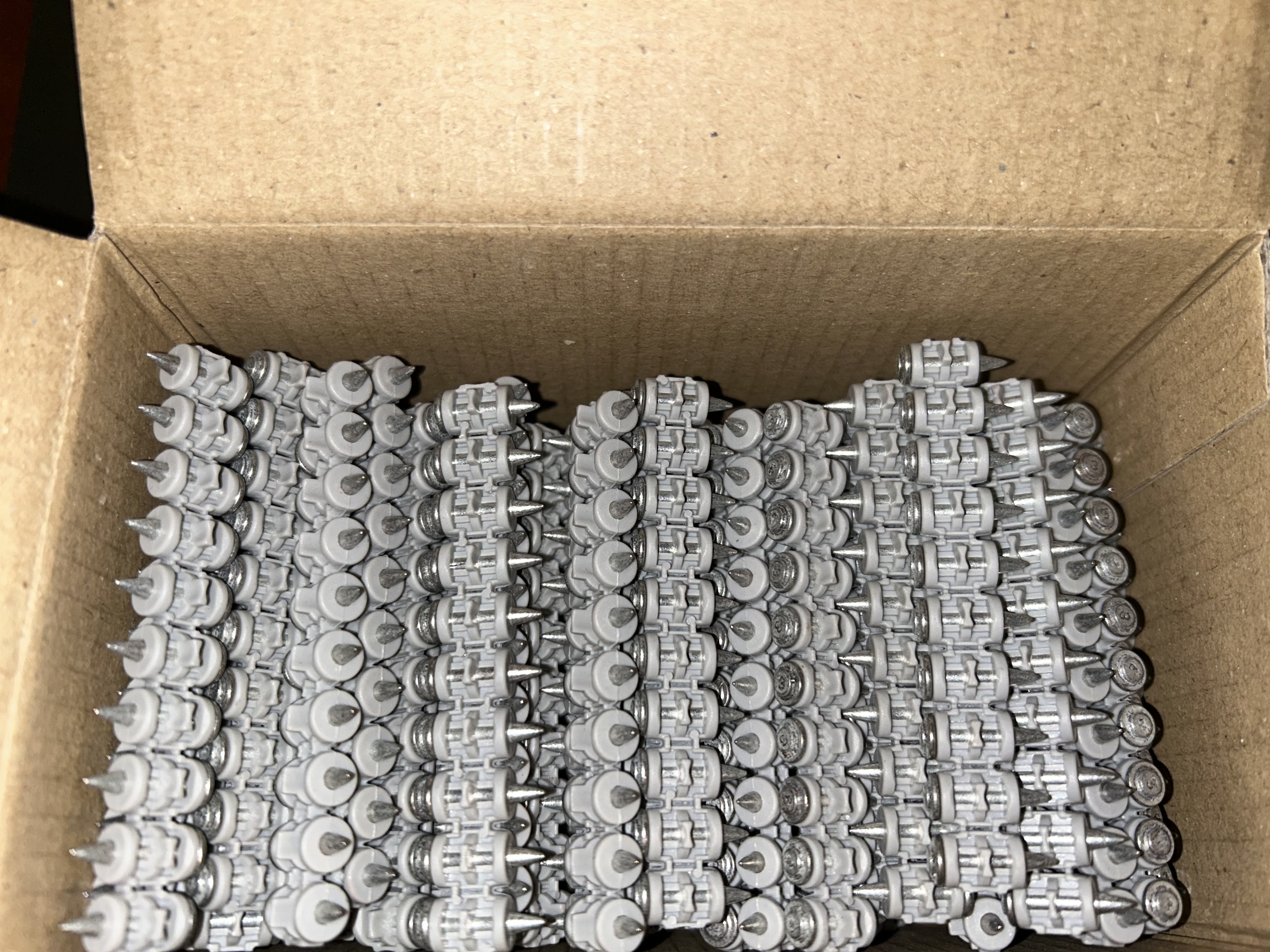 16mm Collated steel nails for hilti bx3 900 pieces per box MEETS NYC ...