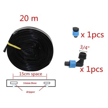 IRmm 200ft 1/4 inch Blank Distribution Tubing Drip Irrigation Hose ...